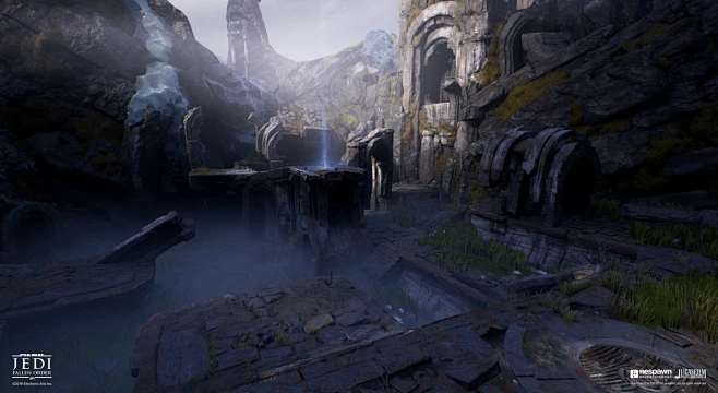 Star Wars Jedi: Fallen Order Zeffo Temple Grounds-花瓣网