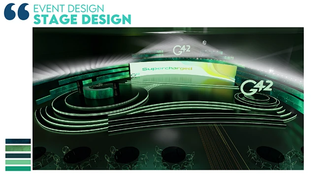 Event visual identity Stage Render archviz visualization architecture ...