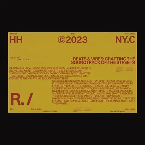 This may contain: an advertisement for beats and vibes crafting the ...