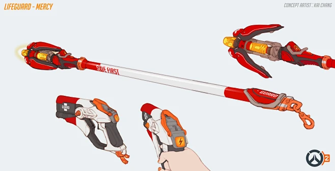 OVERWATCH-LifeGuard Mercy-花瓣网