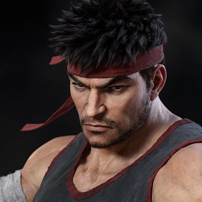 Ryu - Street Fighter - Fan art图片_老者图片素材-花瓣网