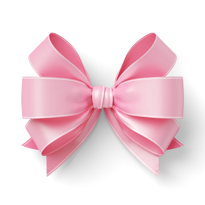 粉色蝴蝶结-花瓣网
