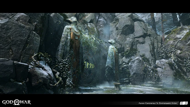 God of War 2018 Environment Art, Aaron Contreras : These are ...