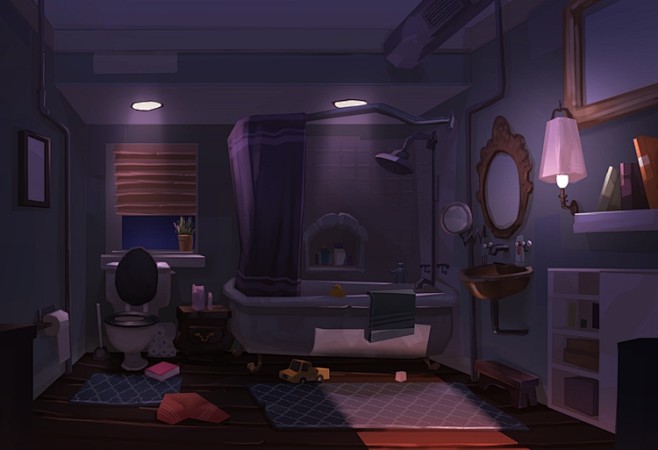 欧美Q版室内场景原画来自cgbook.cn (37)