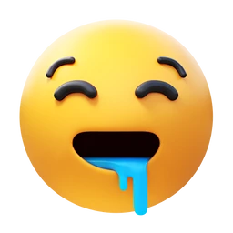drooling face Illustration in PNG, SVG-花瓣网