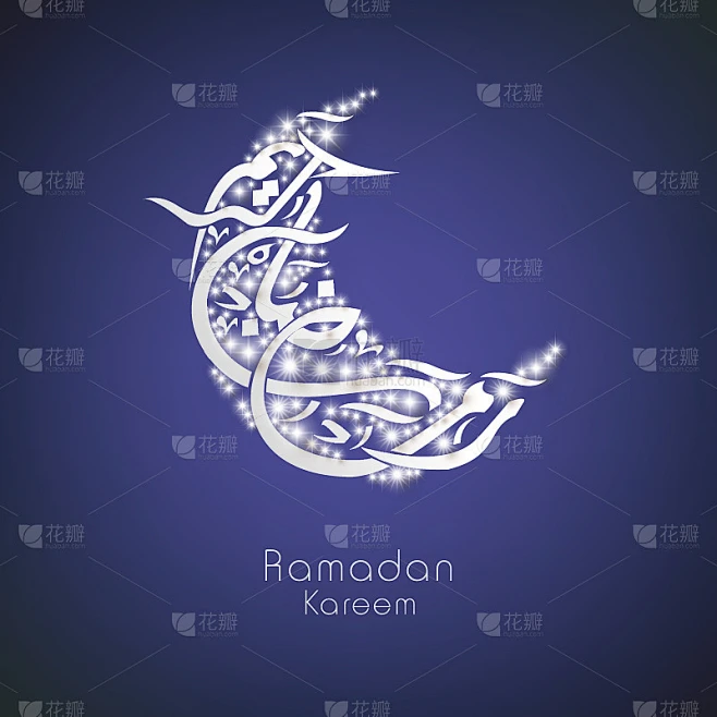 斋月卡素材-花瓣网