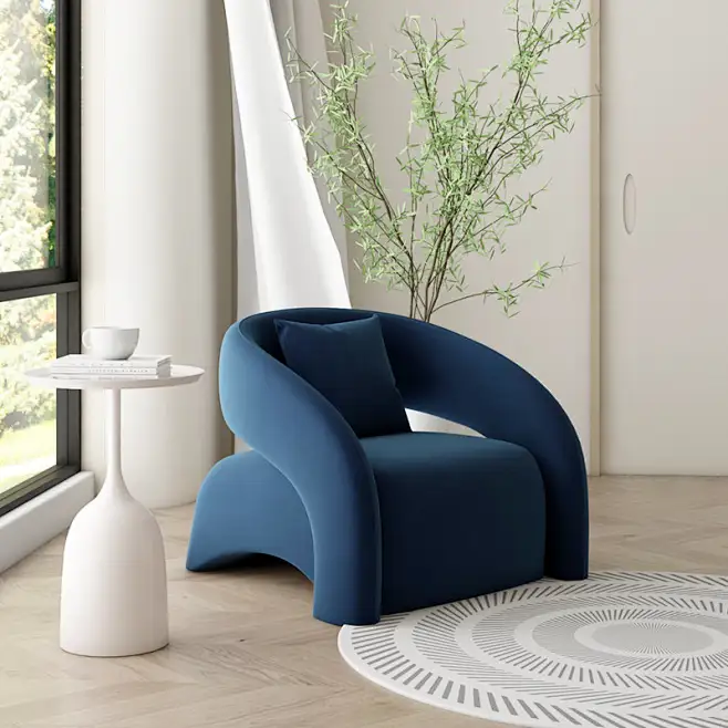 MIMOL : Description [74*82*78CM] Material: Velvet Style: simple and ...