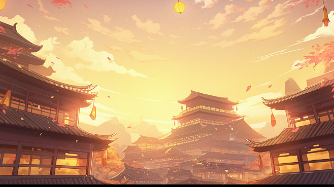 This_is_an_animated_painting_of_a_Chinese_city_in_the_style_9e2ed355 ...