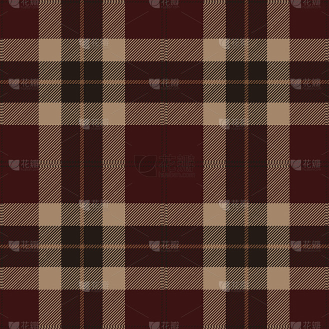 Red And Brown Tartan Plaid Seamless Pattern Backgr