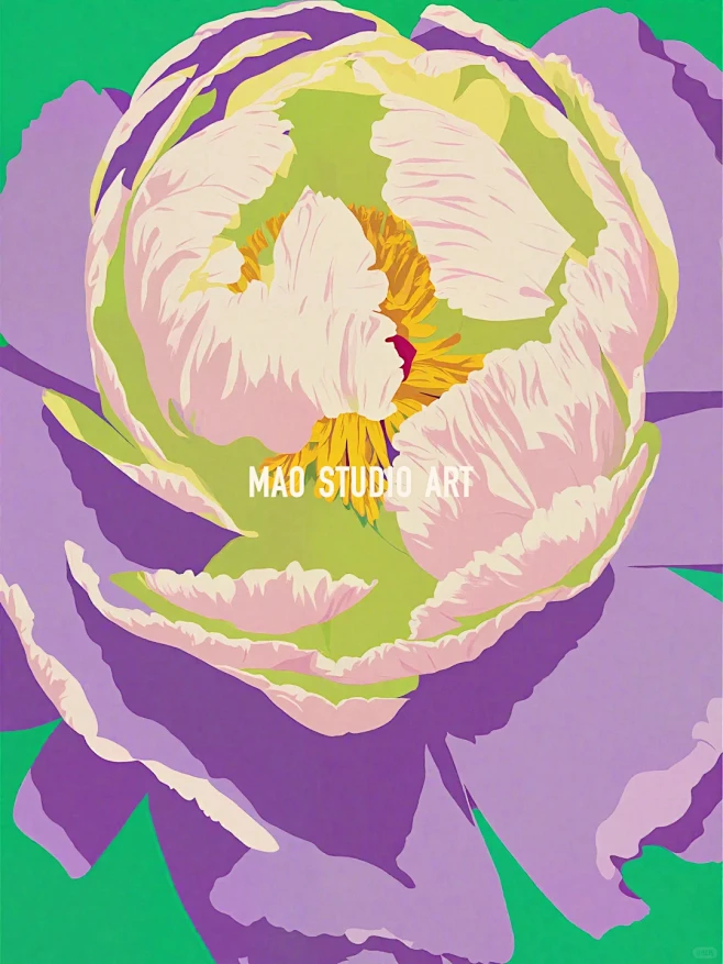 MAO STUDIO ART | 绚烂如花系列 - 小红书-花瓣网
