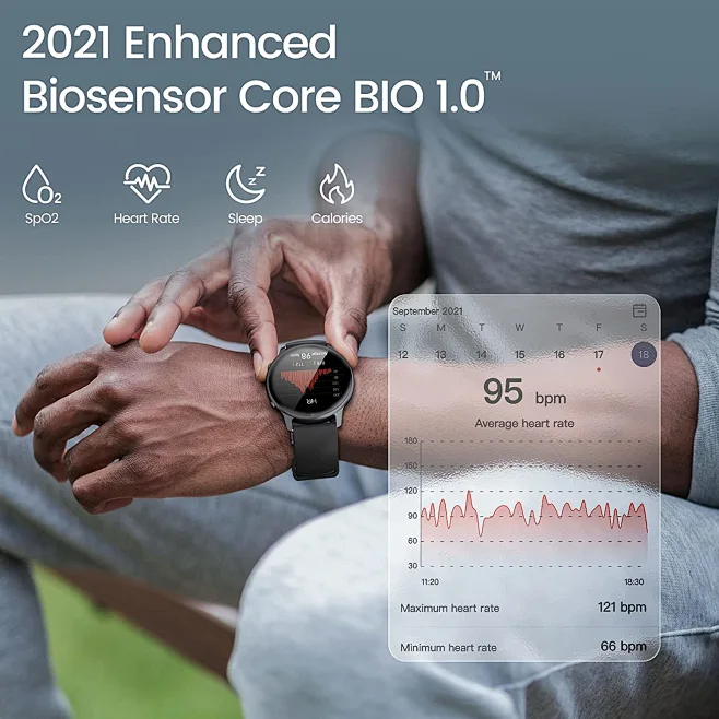 Amazon.com: Smart Watch, 2021 Version HD LCD Smart Watch for Android ...