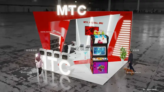 MTC展台,3D展模网-花瓣网