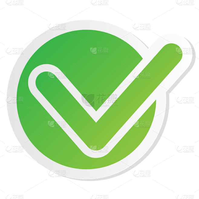 ICON-矢量打勾图标6