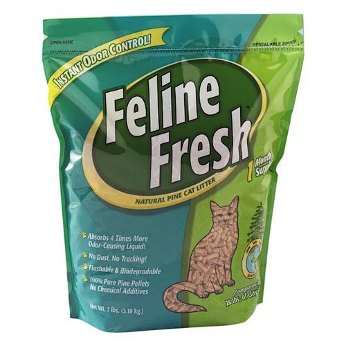 Feline Fresh Natural Pine Cat Litter, 7-lb-花瓣网