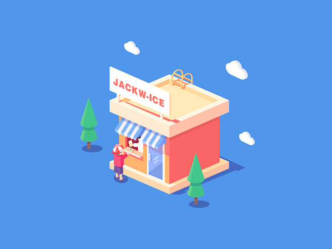 2.5D 插画（附PSD）