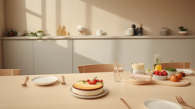 LS_Dining_table_food_simple_and_clean_picture_light-colored_sce ...