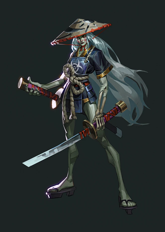 zombie samurai图片_快速表现 色块图片素材-花瓣网