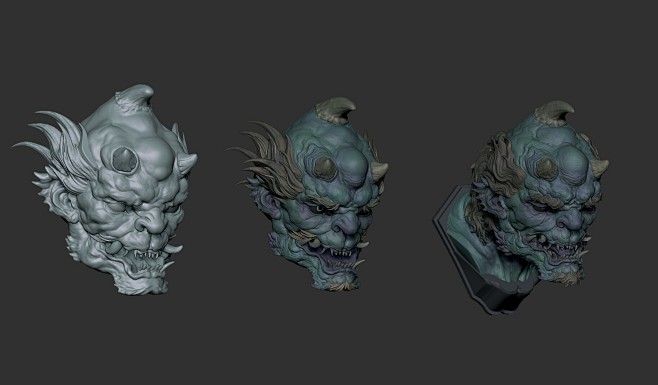 chinese demon 鬼, gang wang : chinese demon 鬼 by gang wang on ArtStation.