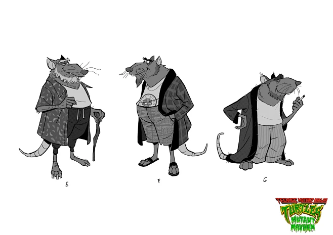 Splinter TMNT Mutant Mayhem-花瓣网