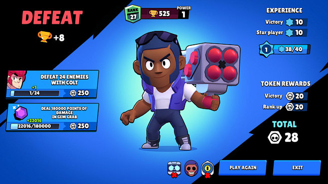 brawl stars Game Art game ui mobile game supercell UI concept art Game ...