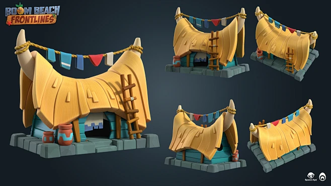 Boom Beach: Frontlines - Village House #2-花瓣网