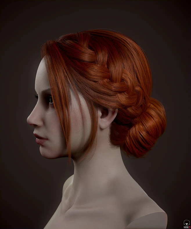 Real time hair 02, Georgian Avasilcutei : I've made a new hair style ...