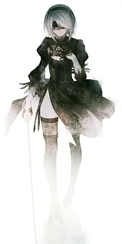 2B图片大全-2B高清好看的图片--花瓣壳之稚子的画板