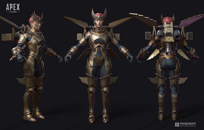 Apex Valkyrie Golden Armor