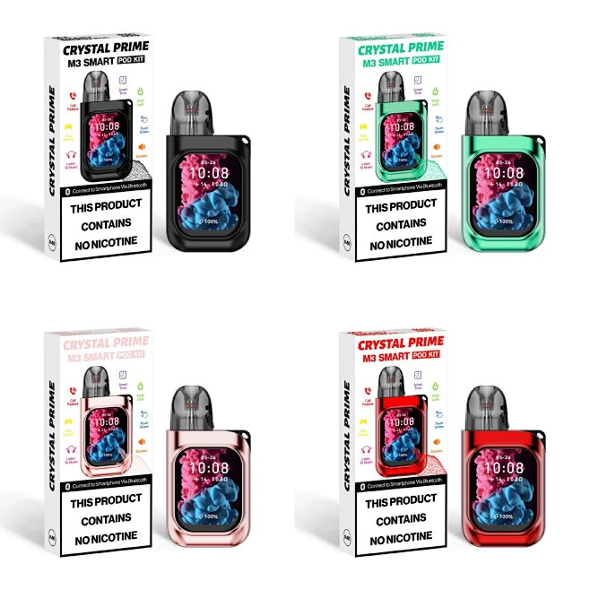 CRYSTAL PRIME M3 SMART REFILLABLE POD VAPE KIT 20MG-花瓣网