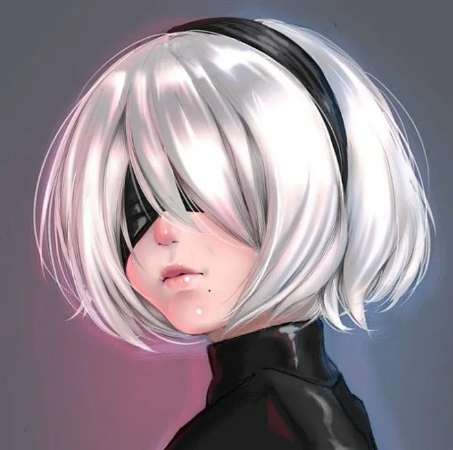 2b小姐姐素材颜值属性装备 酷炫的银发-日韩精品-微元素Element3ds - Powered by Discuz!-花瓣网