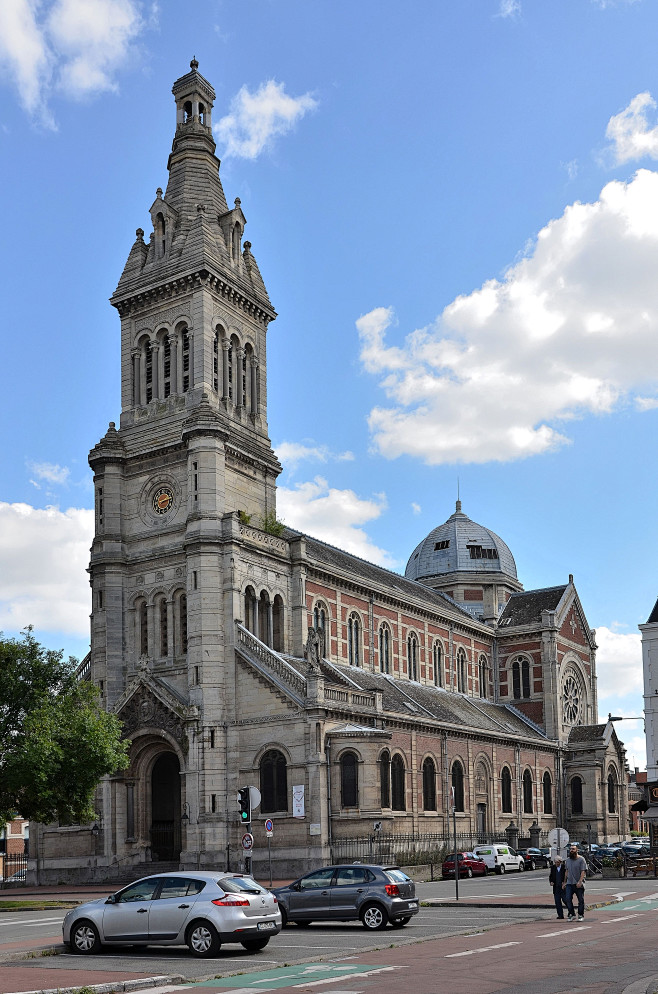 Lille (Nord) - Place Philippe Lebon - Eglise Saint-Michel : Lille (Nord ...
