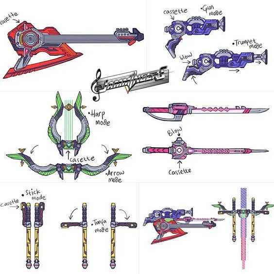 Jammingers weapons design-花瓣网
