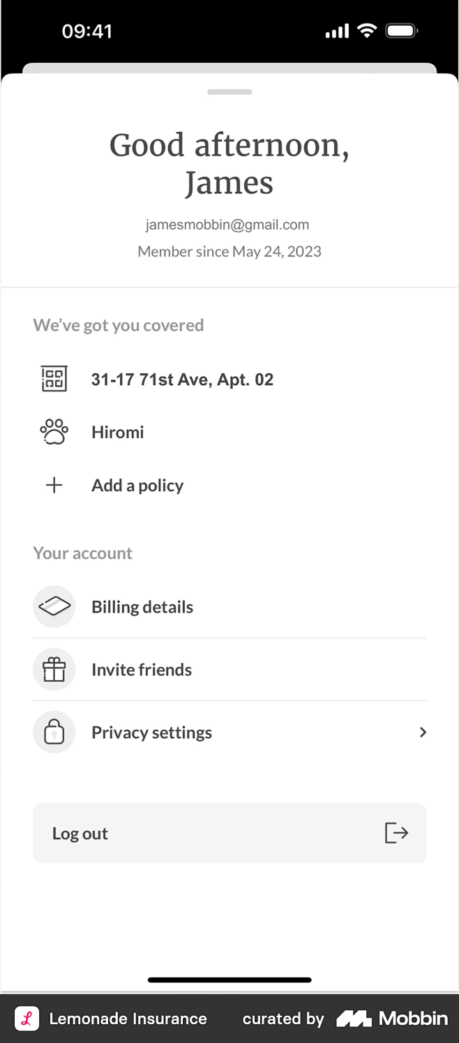 Lemonade Insurance ios Jun 2023 248