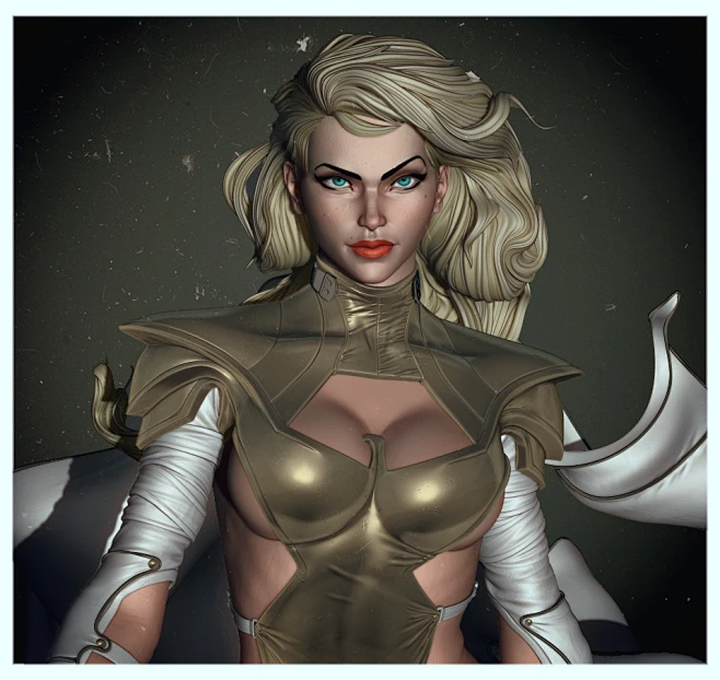 Emma Phoenix, Gerard Kravchuk : Emma Phoenix by Gerard Kravchuk on ArtStation.图片_模型资源参考图片素材-花瓣网