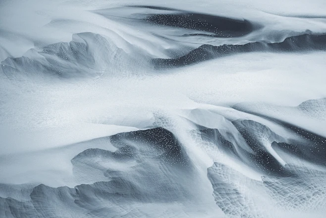 abstract iceland Landscape pattern river texture-花瓣网