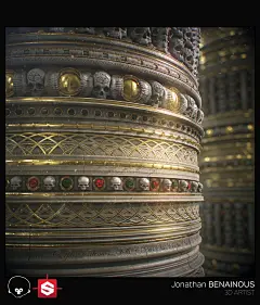 Runic, Torchlight Town Portal Platform :Stuart Grayson Post 3D Prop ...