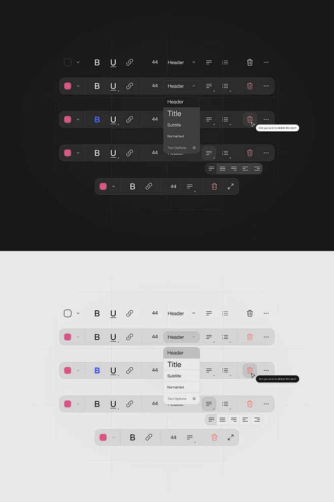 Johan - Text Toolbar for Touchscreens UI Exploration – SAVEE-花瓣网