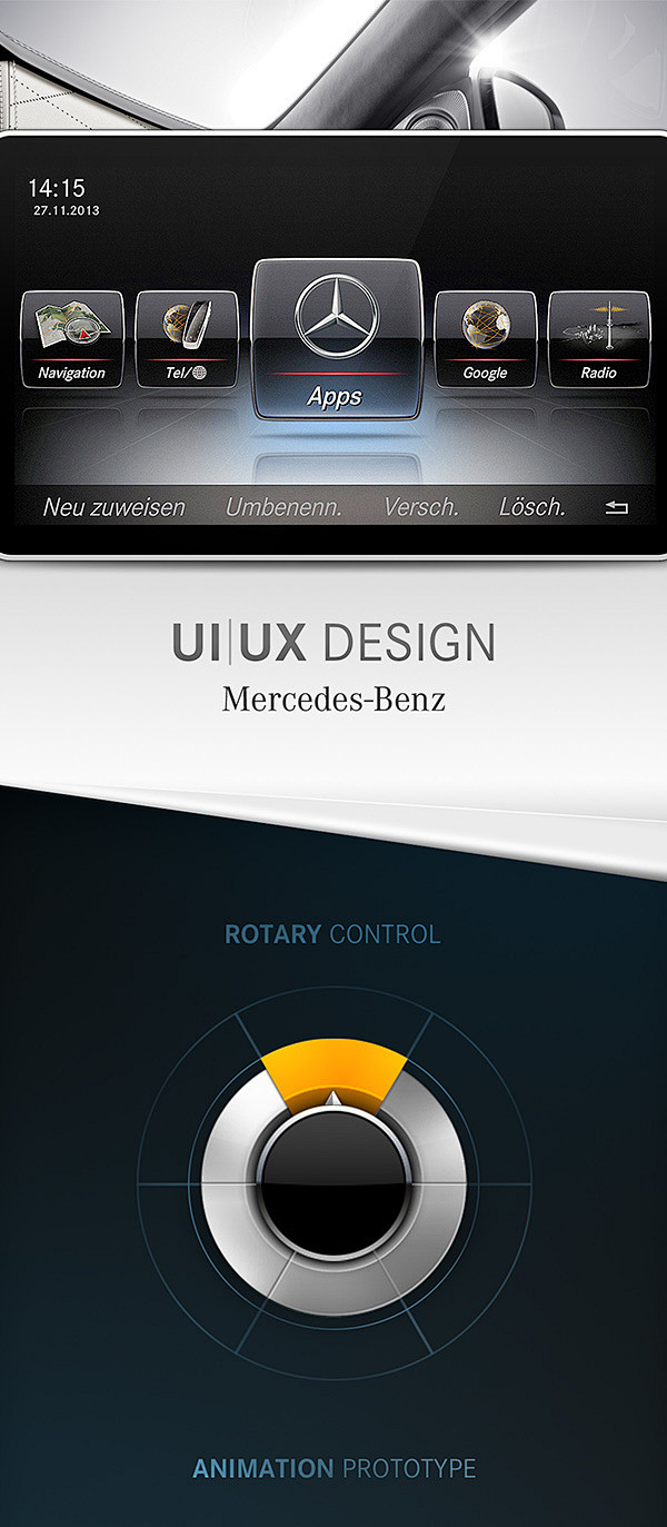 Mercedes-Benz UI/UX : Starting at Mercedes-Benz in 2011 one of my first ...