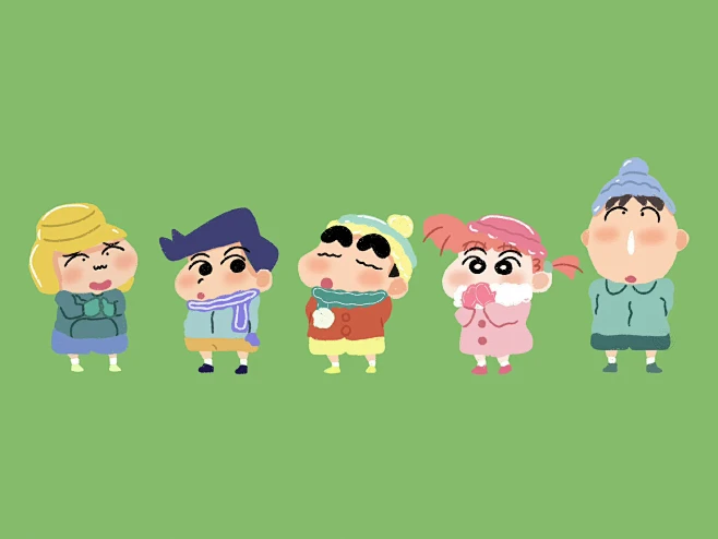 蜡笔小新电脑壁纸-花瓣网