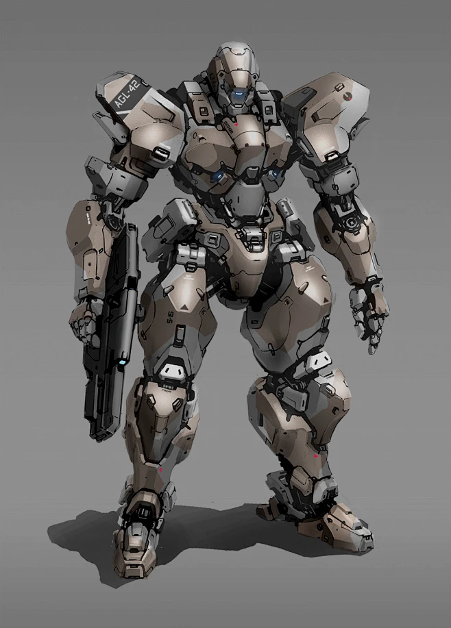 Rifle mech, Aaron de Leon-花瓣网