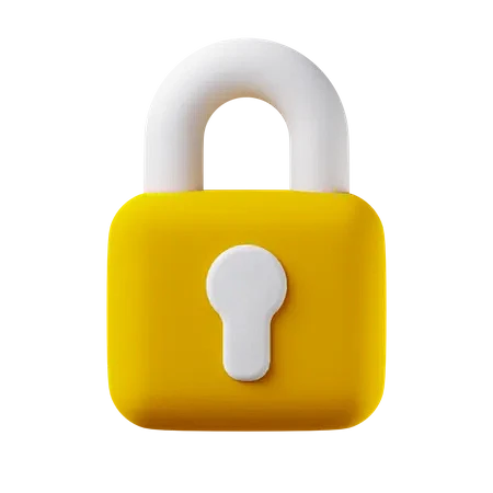 Lock 3D Icon