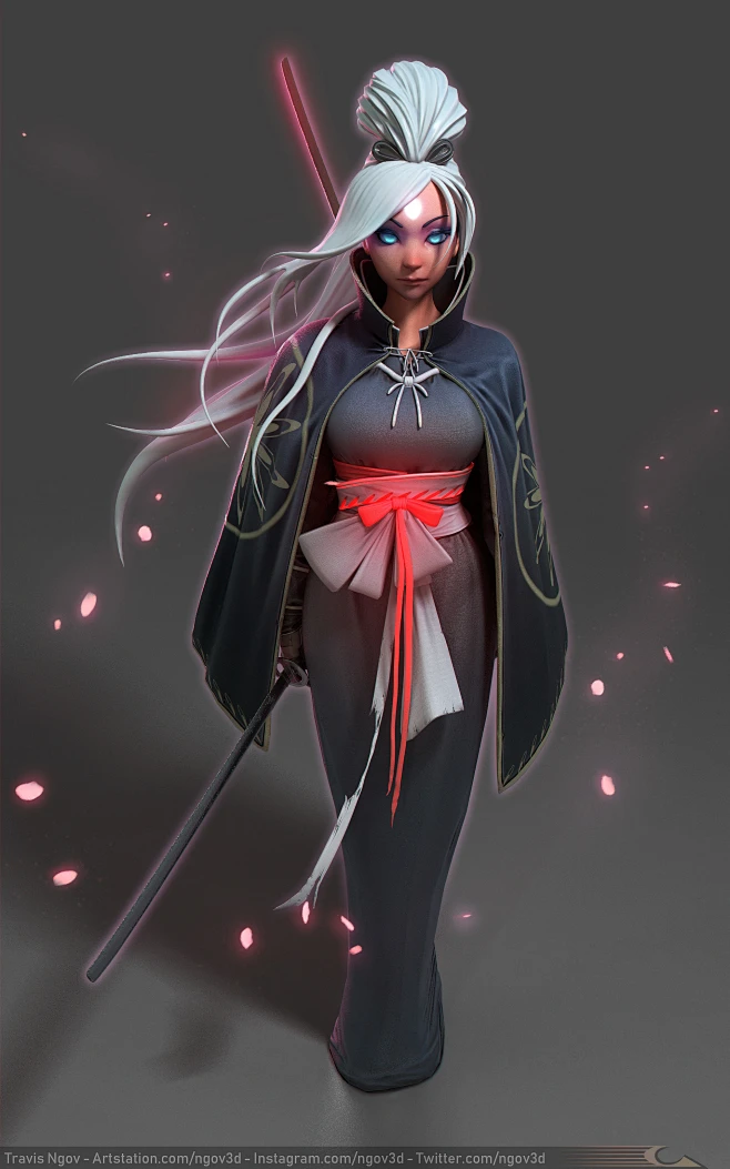 Nima by Ross Tran, Travis Ngov : Finally finished Texturing and ...