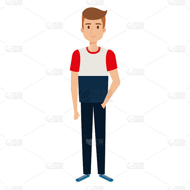 young man avatar character