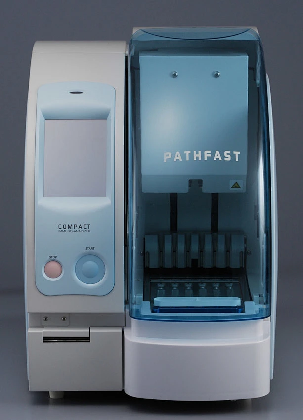 日本三菱研发的PATHFAST®化学发光免疫分析系统是一个全自动的，精确全定量 的免疫分析系统。它快速，简便的操作使它既适合用于临床实验室 ...