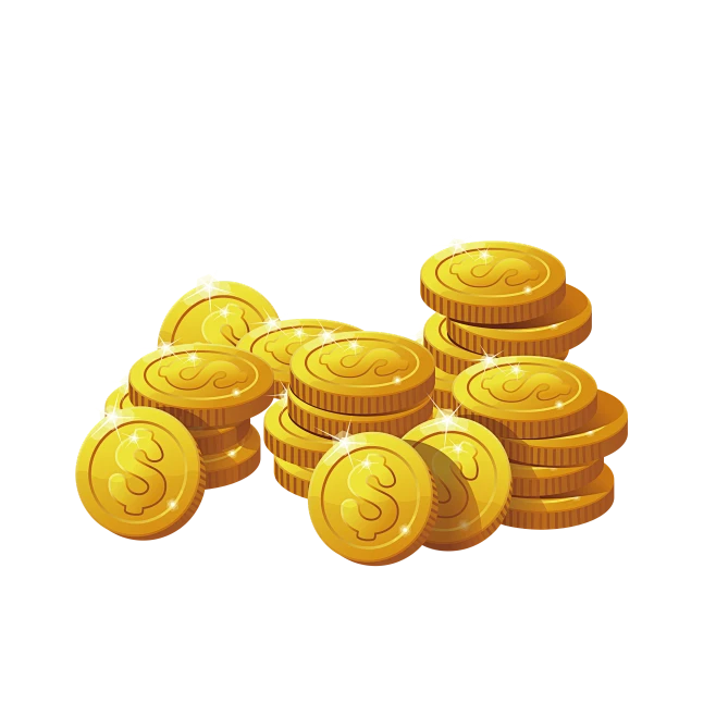 —Pngtree—gold coin map_4006641-花瓣网