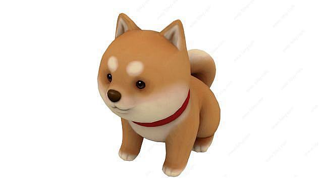 小狗3D模型