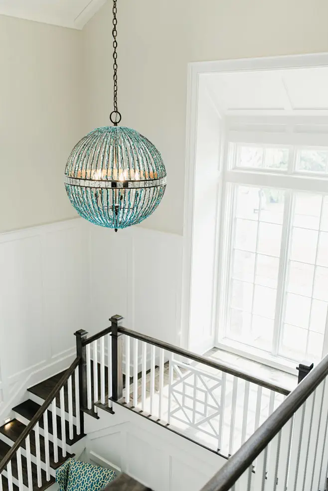 Staircase - large contemporary wooden u-shaped wood railing staircase ...