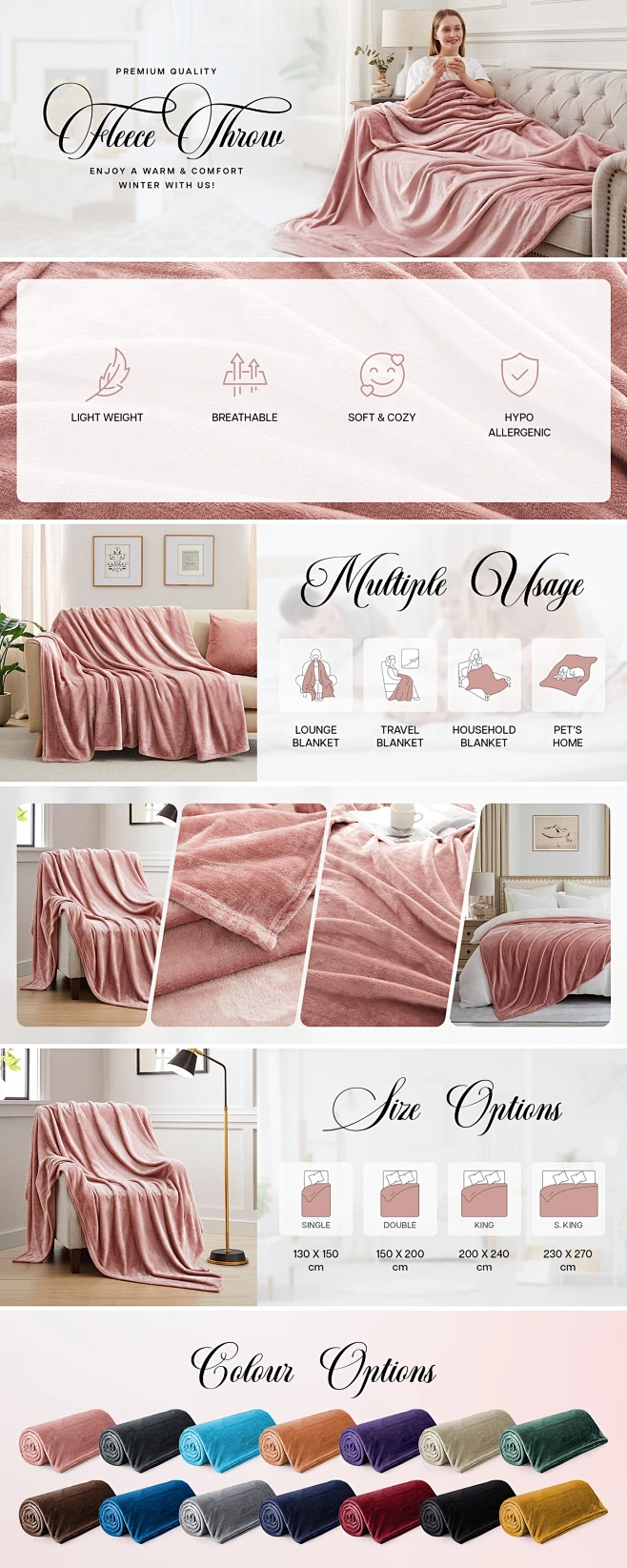 Blanket Throw Amazon EBC Content :: Behance-花瓣网