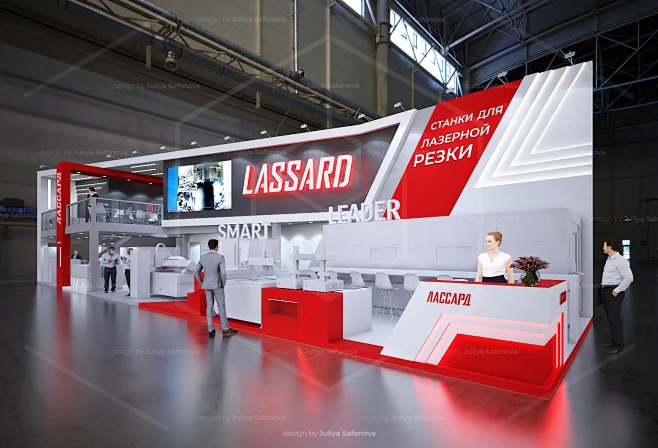 3D 3ds max booth Exhibition Exhibition Design expo Render Stand ...