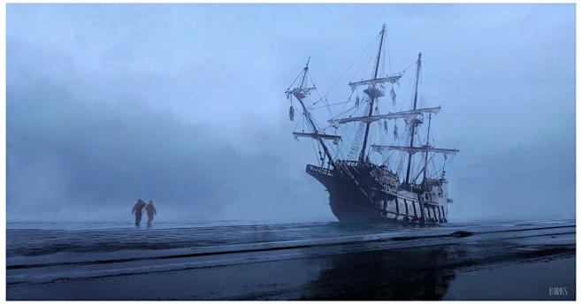 Ambush, Meng Ren : 游戏副本场景插画-花瓣网